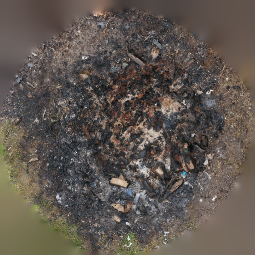 3D Bonfire Ash - TurboSquid 1696717