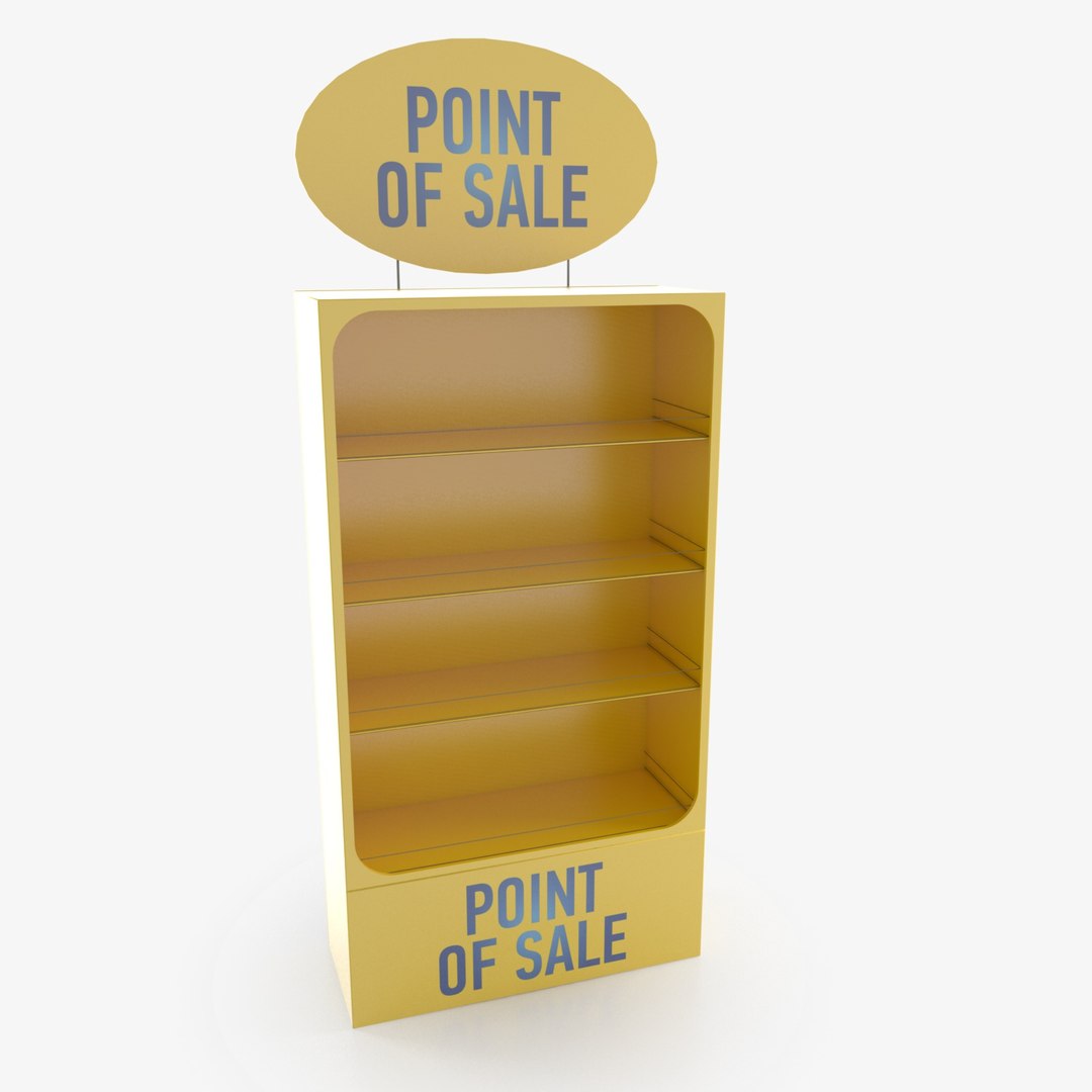 3D Display Rack Model - TurboSquid 1372963