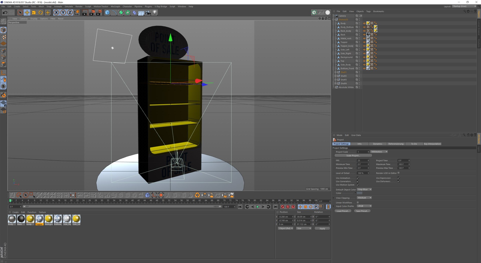3D Display Rack Model - TurboSquid 1372963
