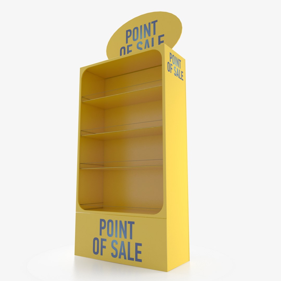 3D Display Rack Model - TurboSquid 1372963