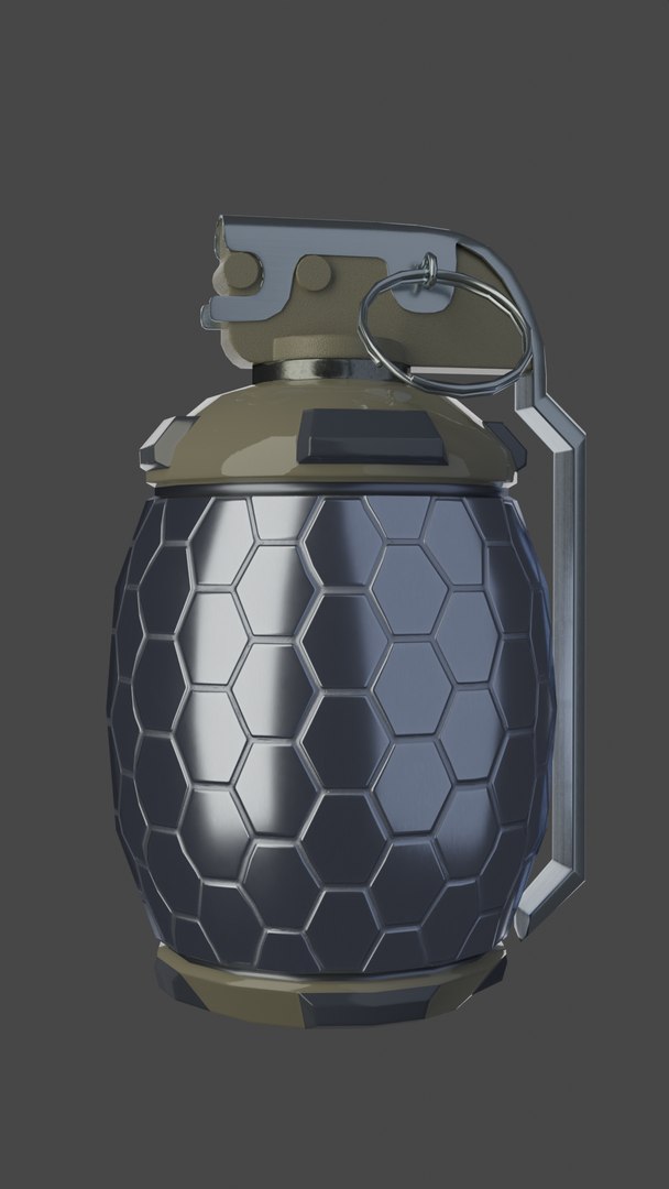 Sci-Fi Frag Grenade 3D Model - TurboSquid 2081739