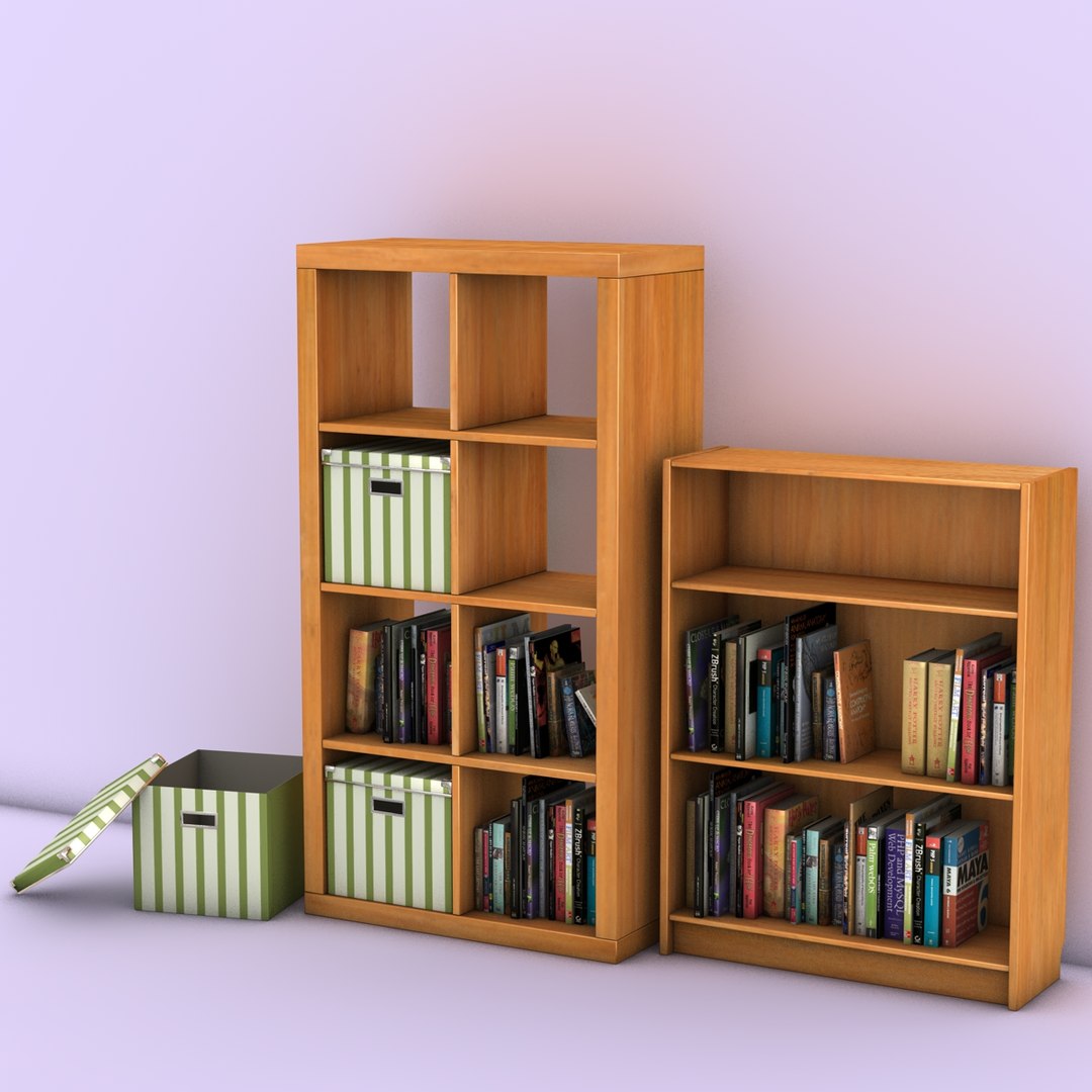 C4d Books Shelves Shelf