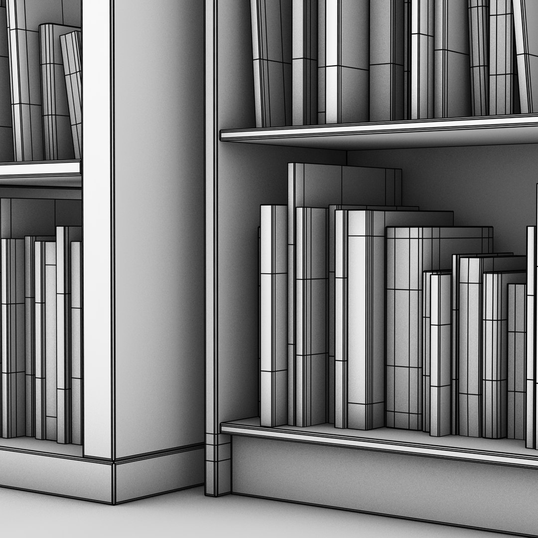 C4d Books Shelves Shelf