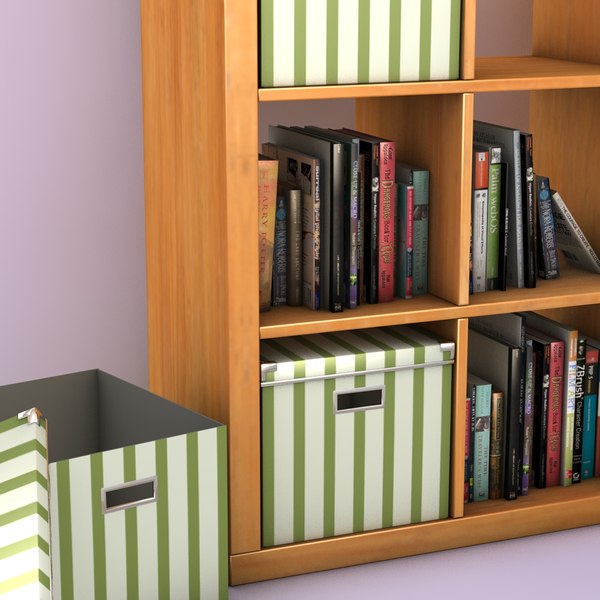 c4d books shelves shelf