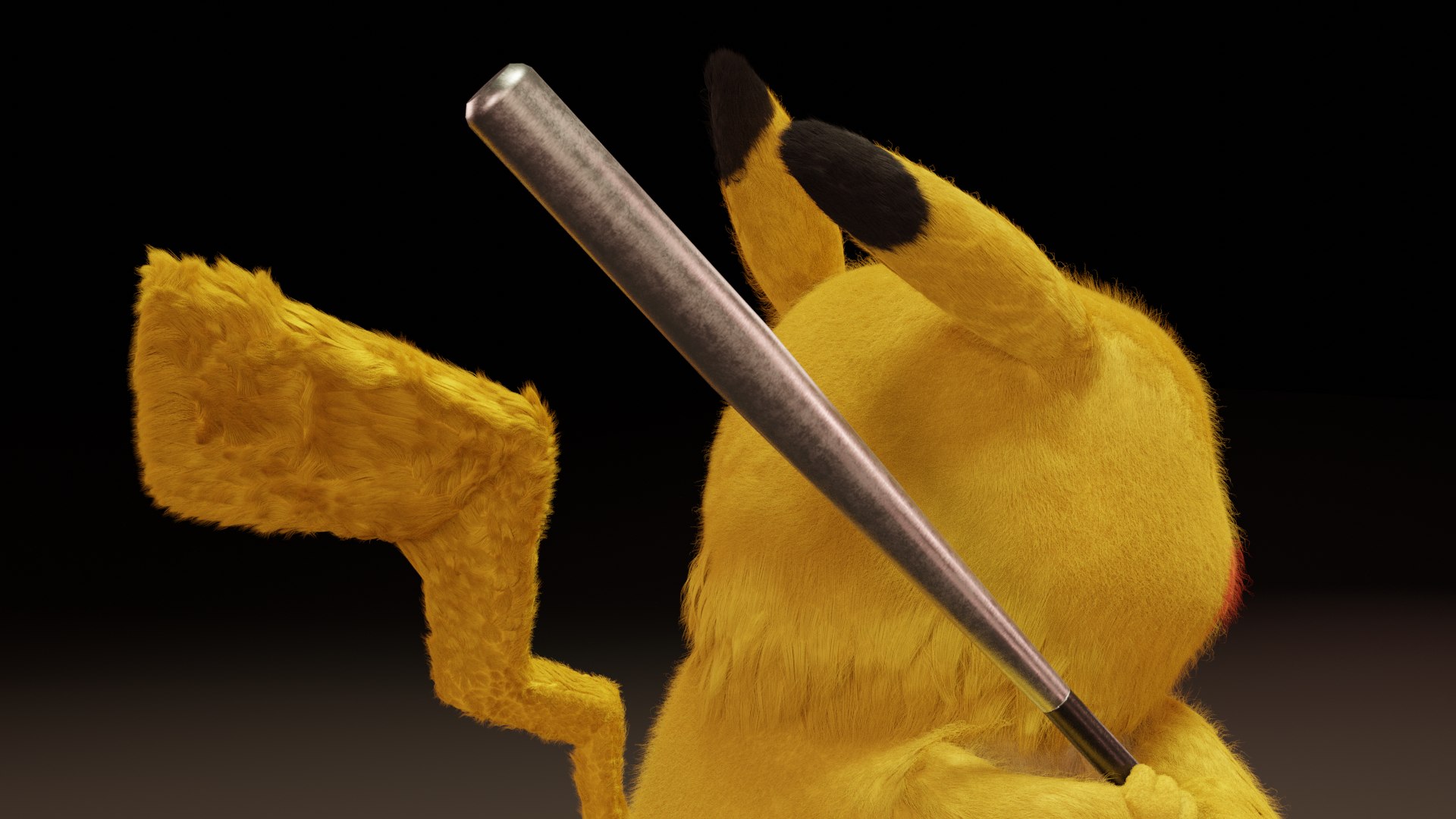 Pikachu play baseball 3D model - TurboSquid 2109590