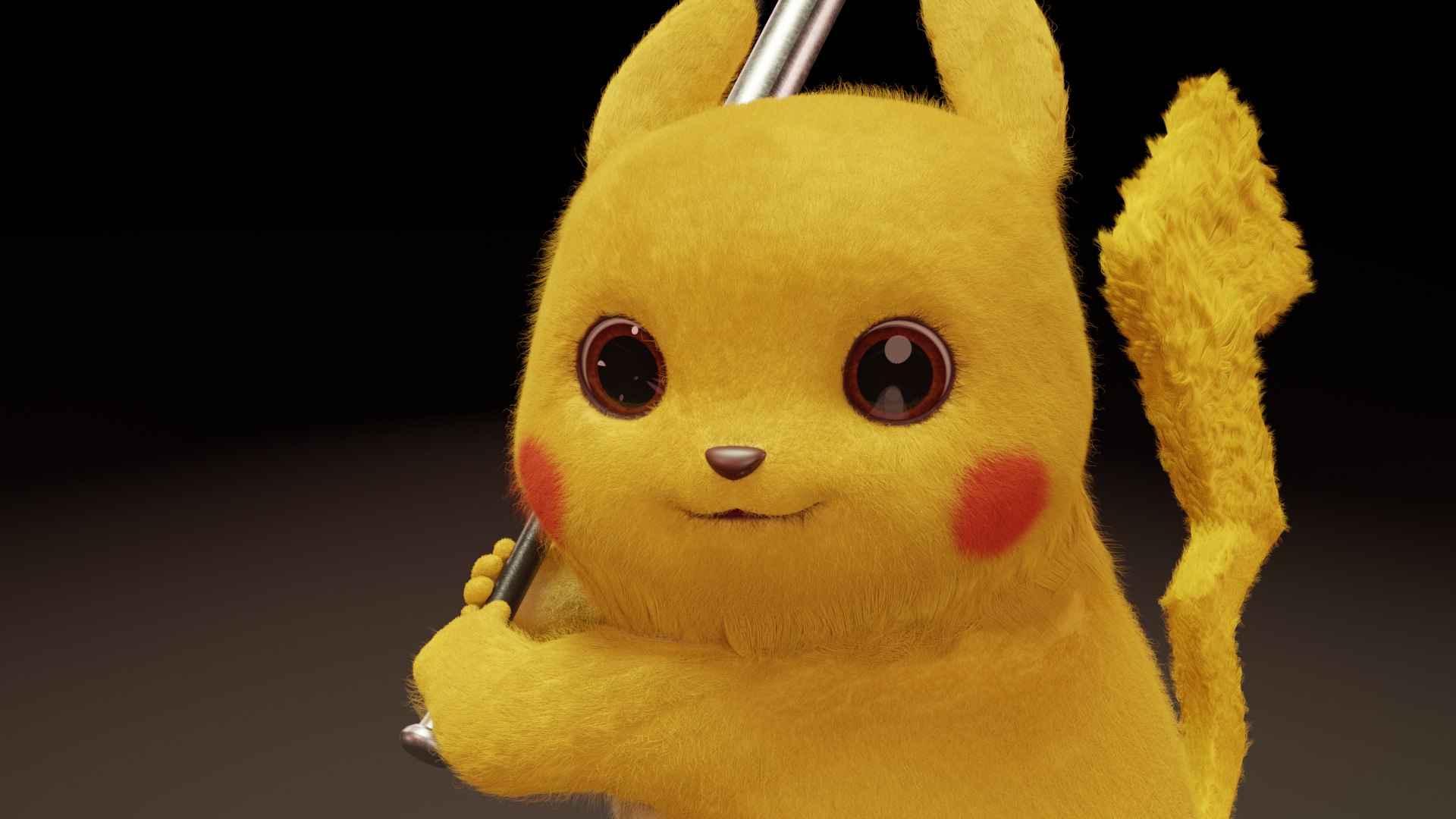Pikachu play baseball 3D model - TurboSquid 2109590