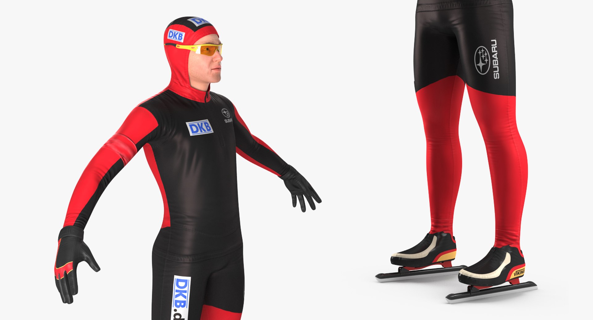 Speed Skater Rigged 3D | 1146101 | TurboSquid