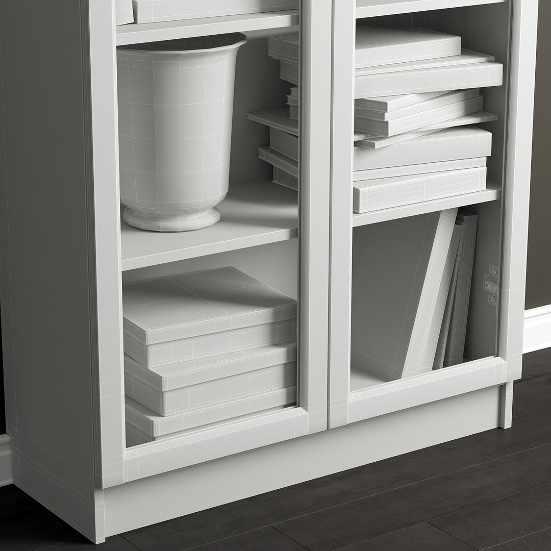 3D model decor billy oxberg bookcase | 1145470 | TurboSquid