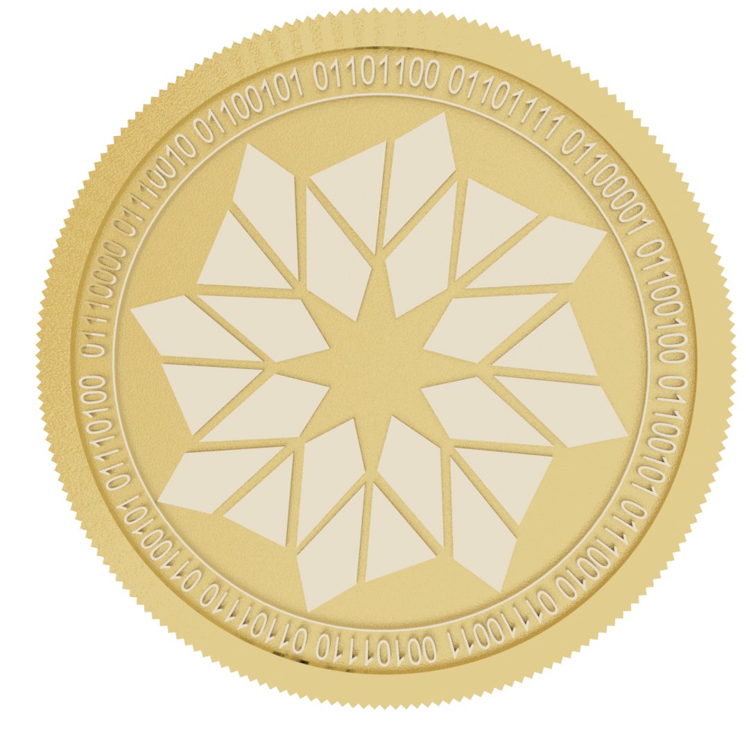 3D Eosdac Gold Coin Model - TurboSquid 1602986