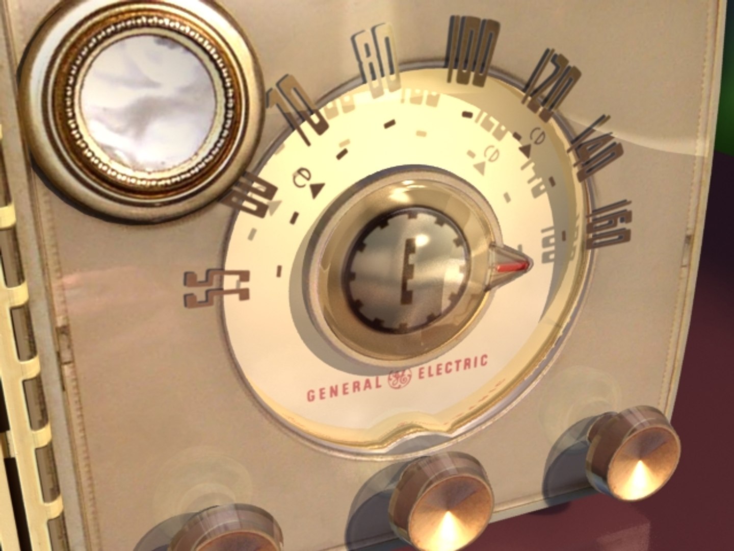 General Electric Musaphonic Radio 3d Model