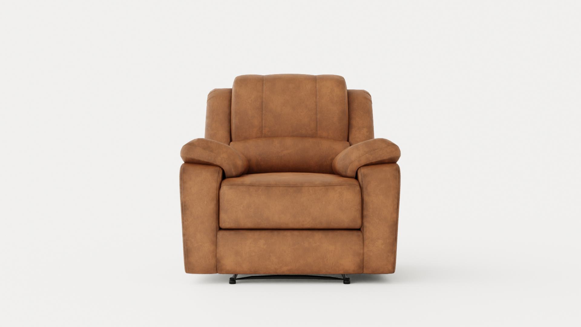 Norbo Recliner Chair Light Brown 3D Model - TurboSquid 2233522