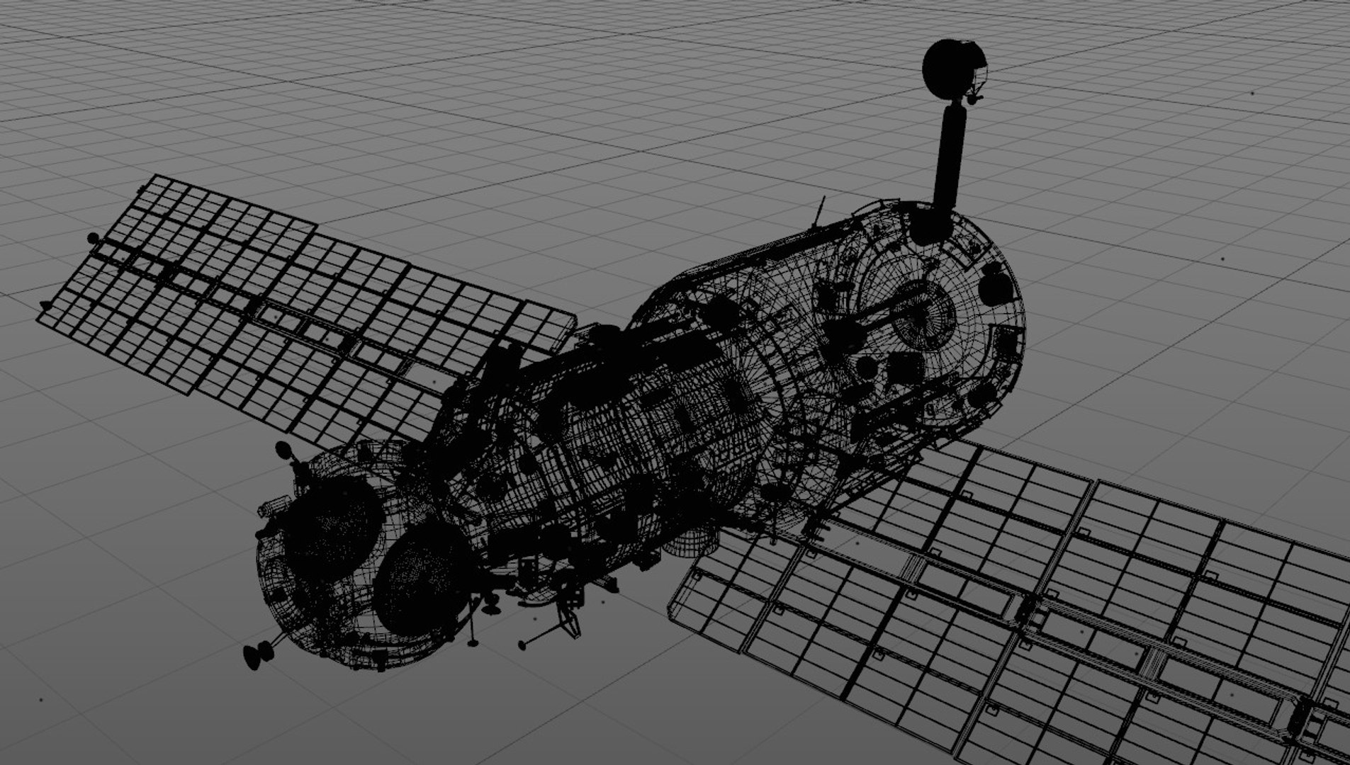 Iss Service Module Zvezda C4d