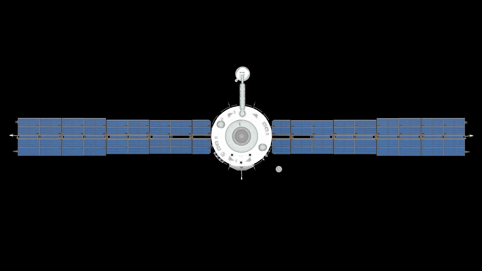 Iss Service Module Zvezda C4d