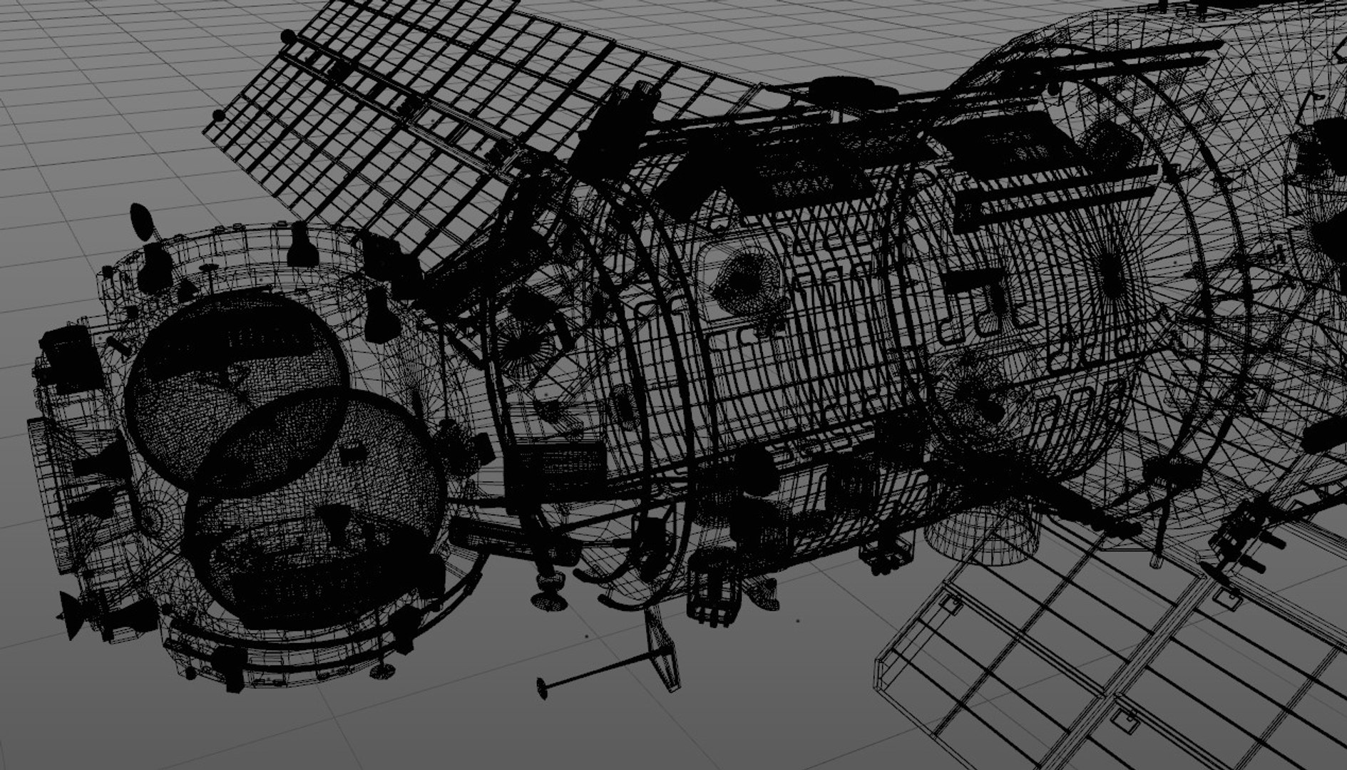 Iss Service Module Zvezda C4d