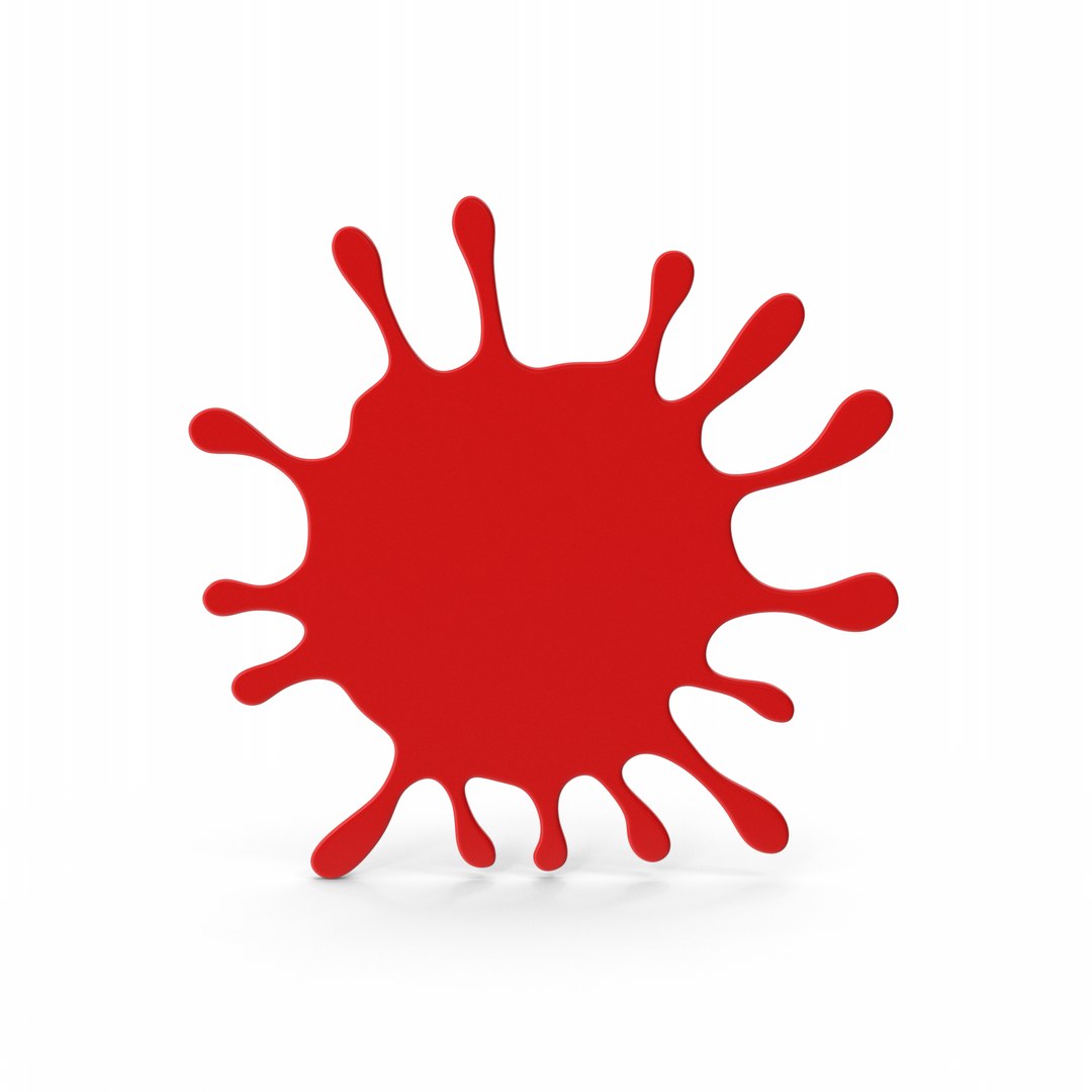 Red Splash 3D model - TurboSquid 2053668