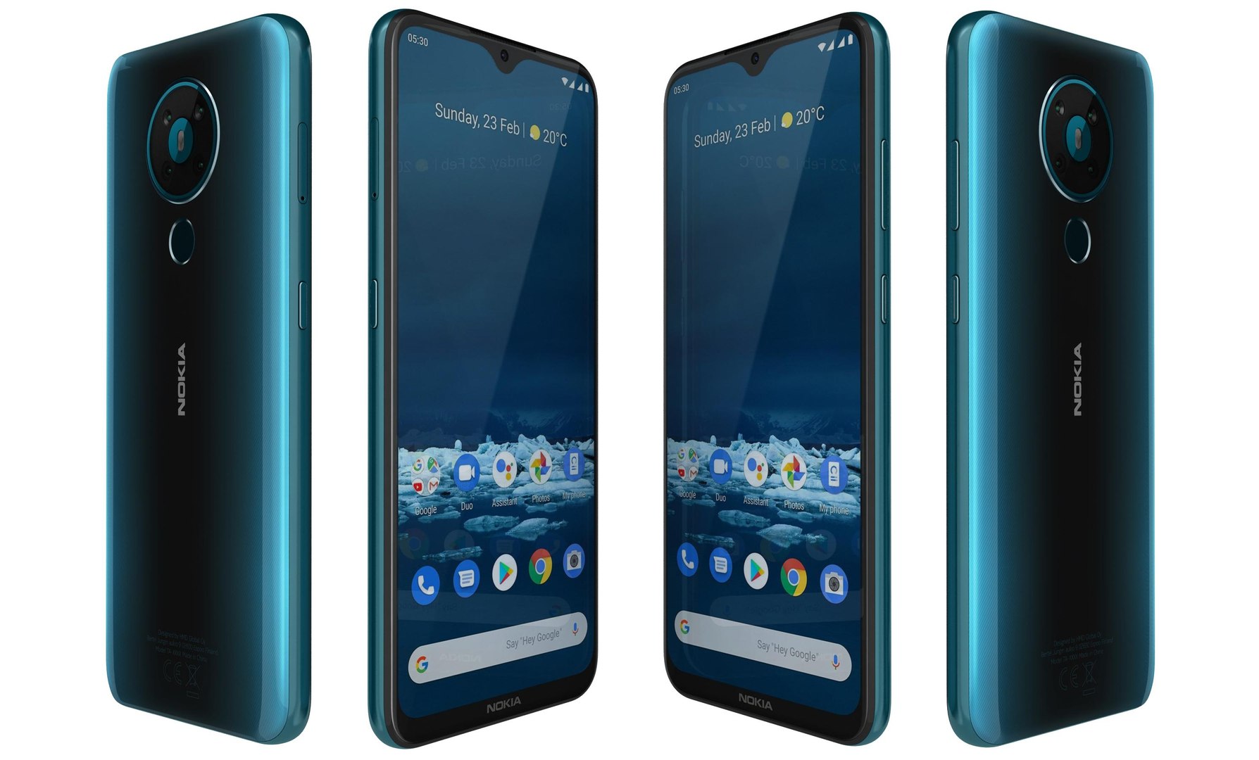 3D nokia 5 3 colors - TurboSquid 1569499