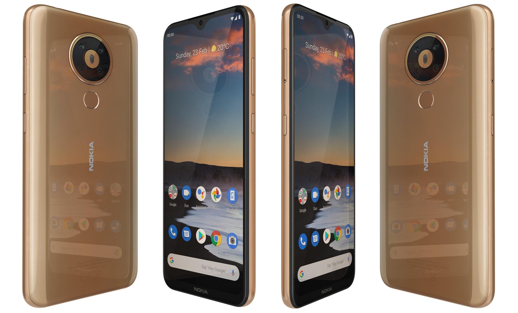 3D nokia 5 3 colors - TurboSquid 1569499