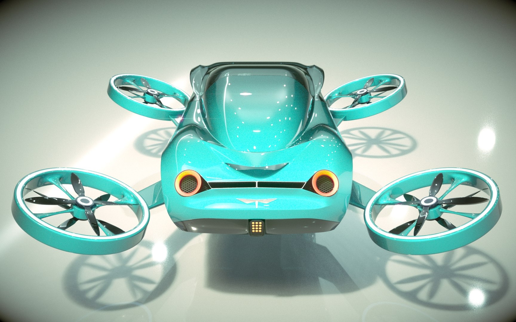 3D Car Copter Model - TurboSquid 1557920