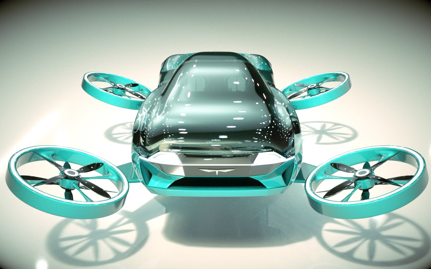 3D Car Copter Model - TurboSquid 1557920