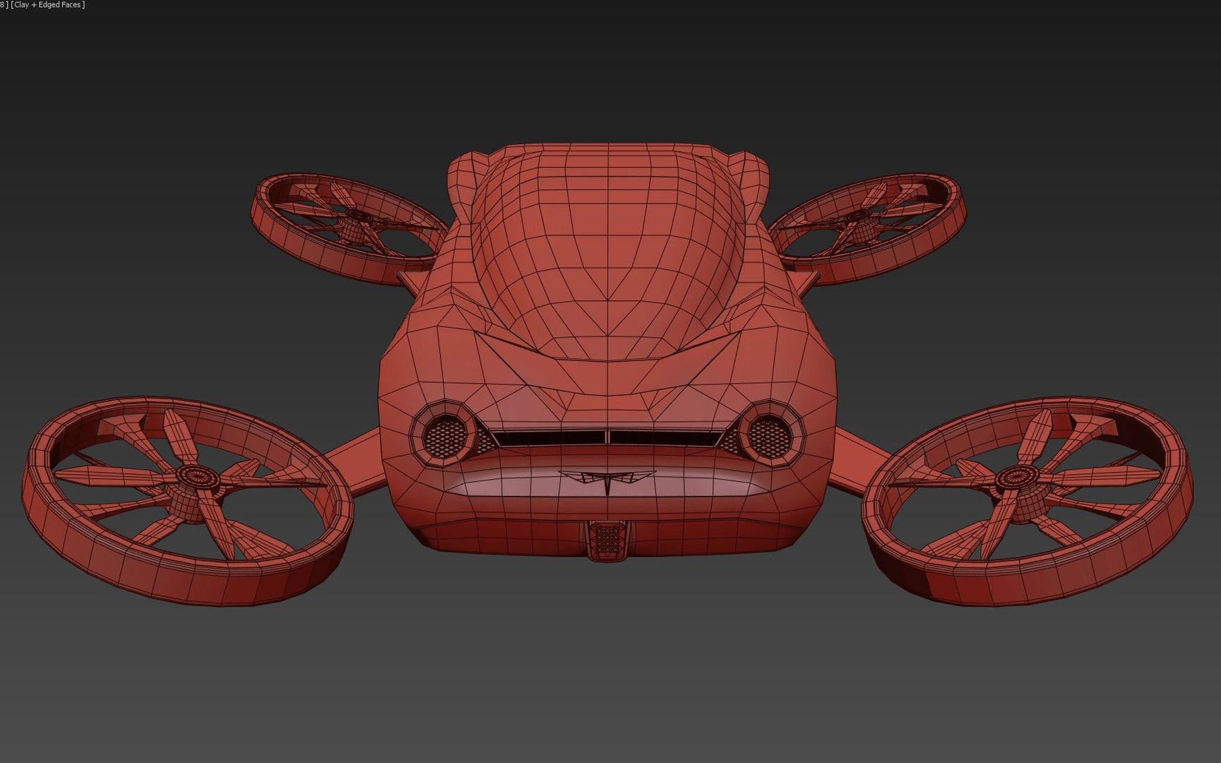 3D Car Copter Model - TurboSquid 1557920