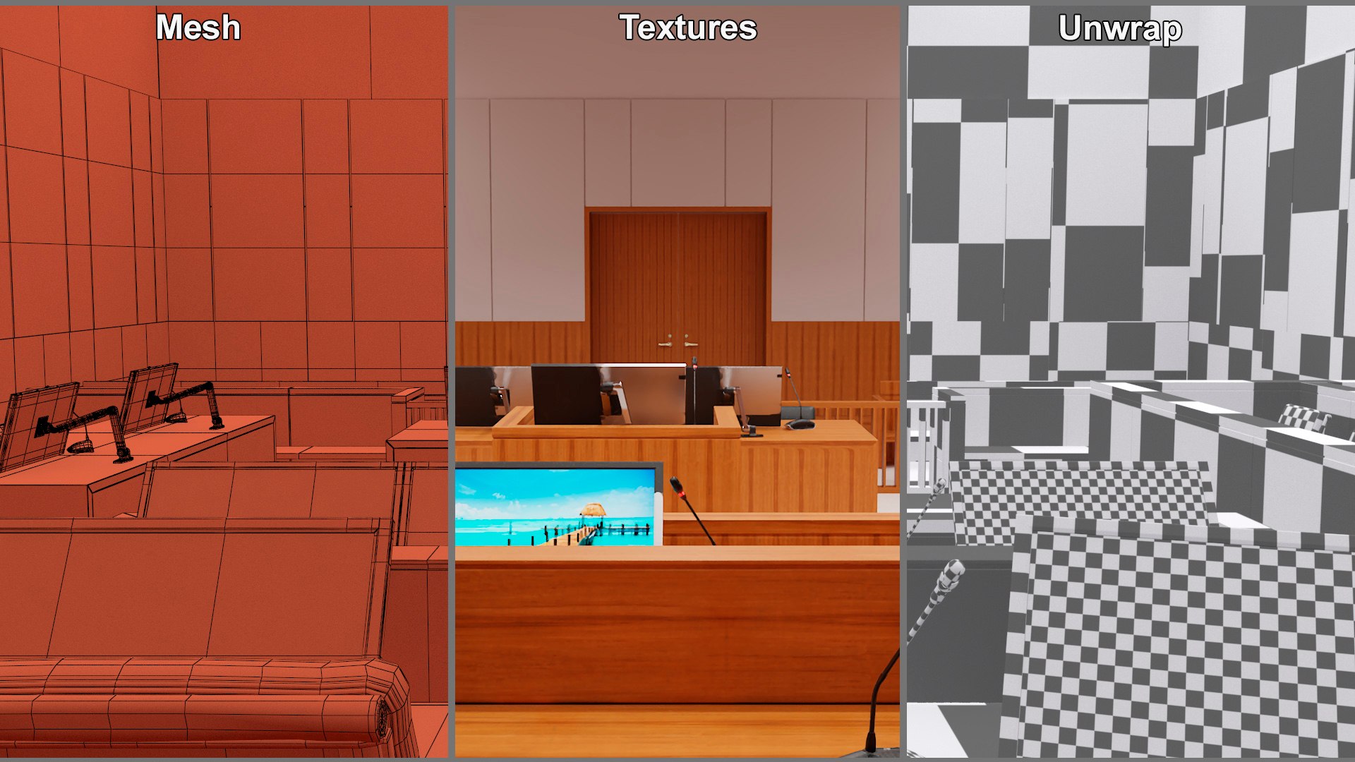 3D United States Federal Courthouse - TurboSquid 2300508