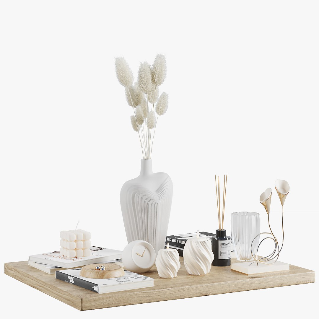 Decorative Set1 - minimalism model - TurboSquid 2064686