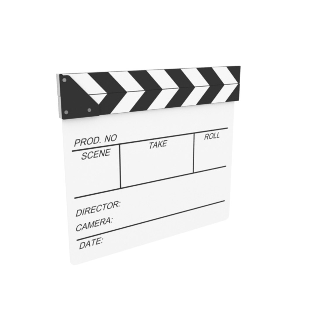 Film Slate 3d Max