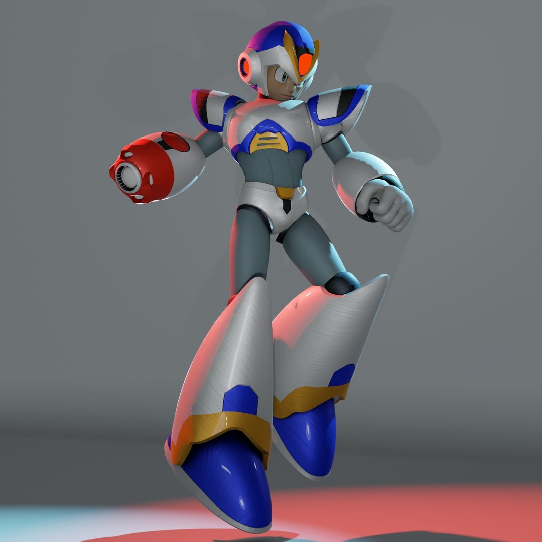 3D Megaman X Armor - TurboSquid 1971367