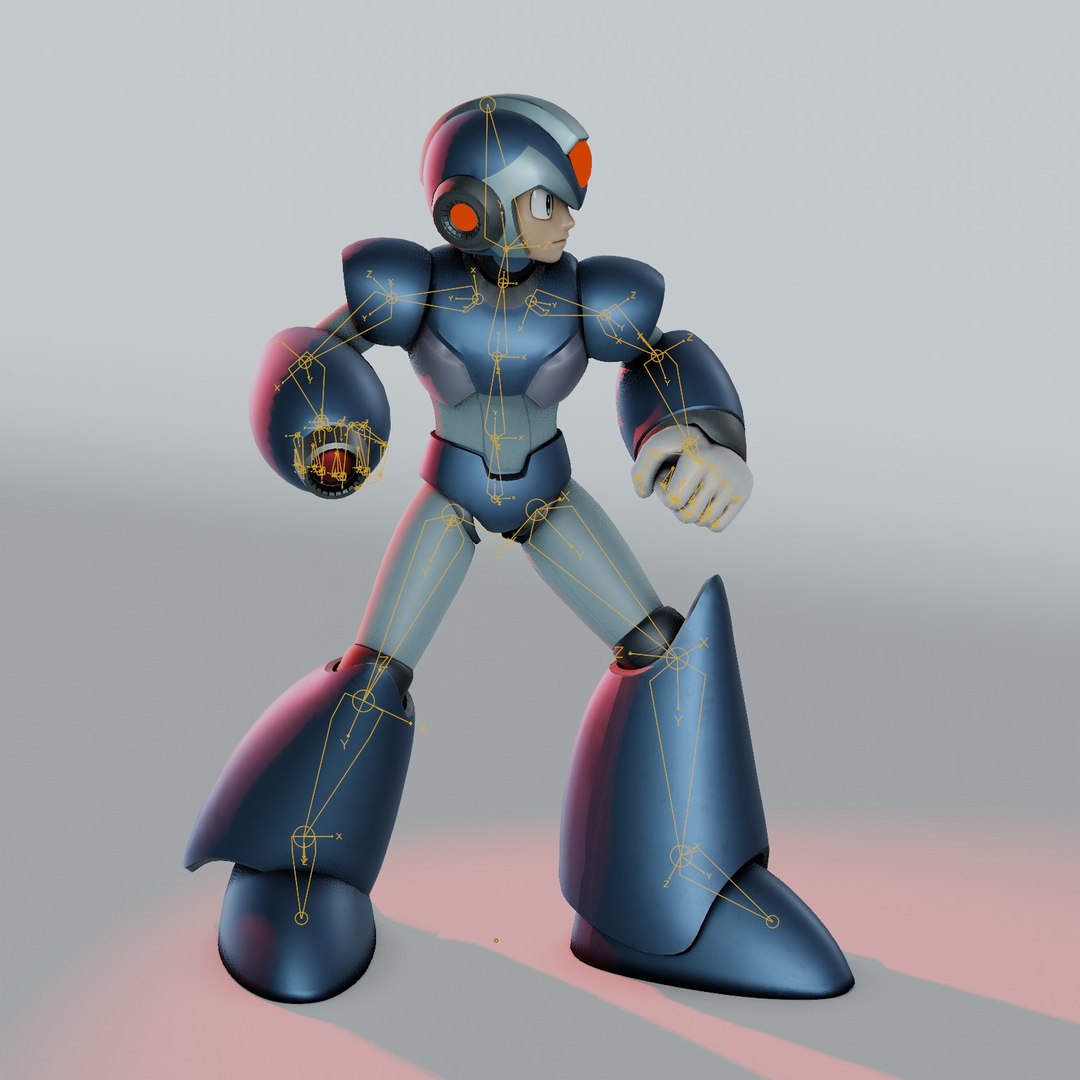 3D Megaman X Armor - TurboSquid 1971367