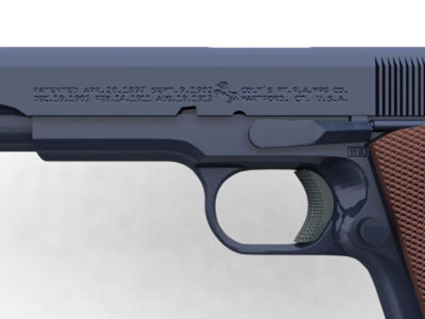 Free M1911a1 Pistol 3d Model