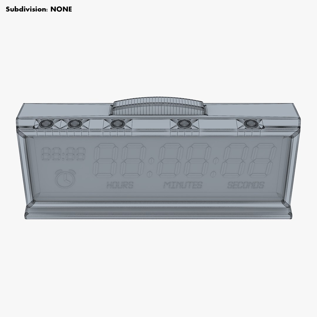 3D Model Digital Clock V 1 - TurboSquid 1618841