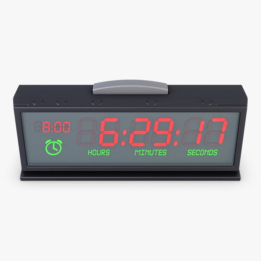 3D Model Digital Clock V 1 - TurboSquid 1618841