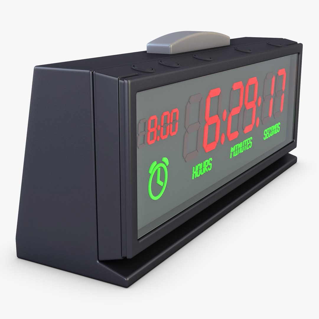 3D Model Digital Clock V 1 - TurboSquid 1618841