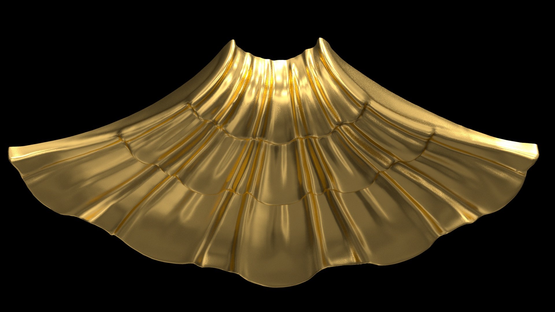 3D Model Plaster Decorative Bow DS237 - TurboSquid 2385908