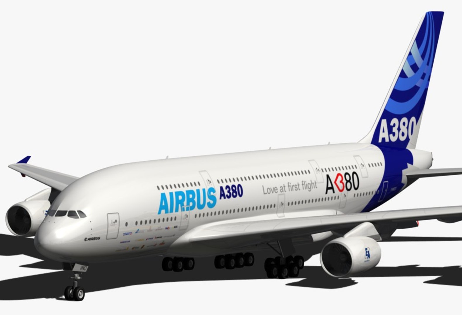 airbus a-380 color house blend