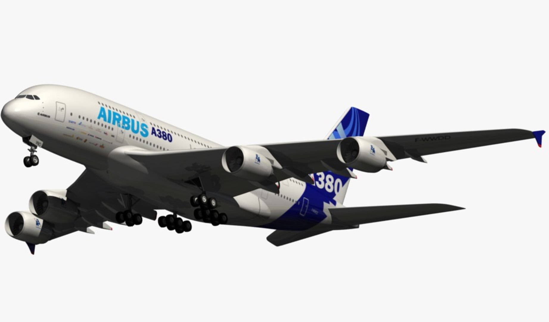 airbus a-380 color house blend