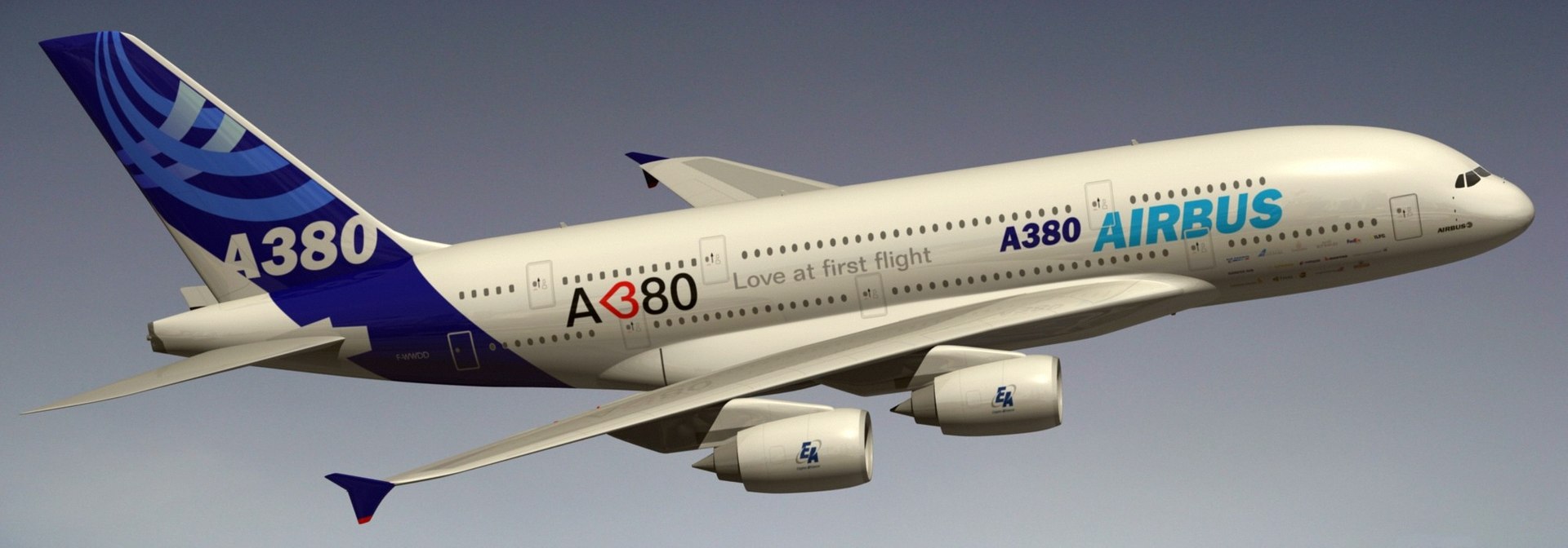 airbus a-380 color house blend