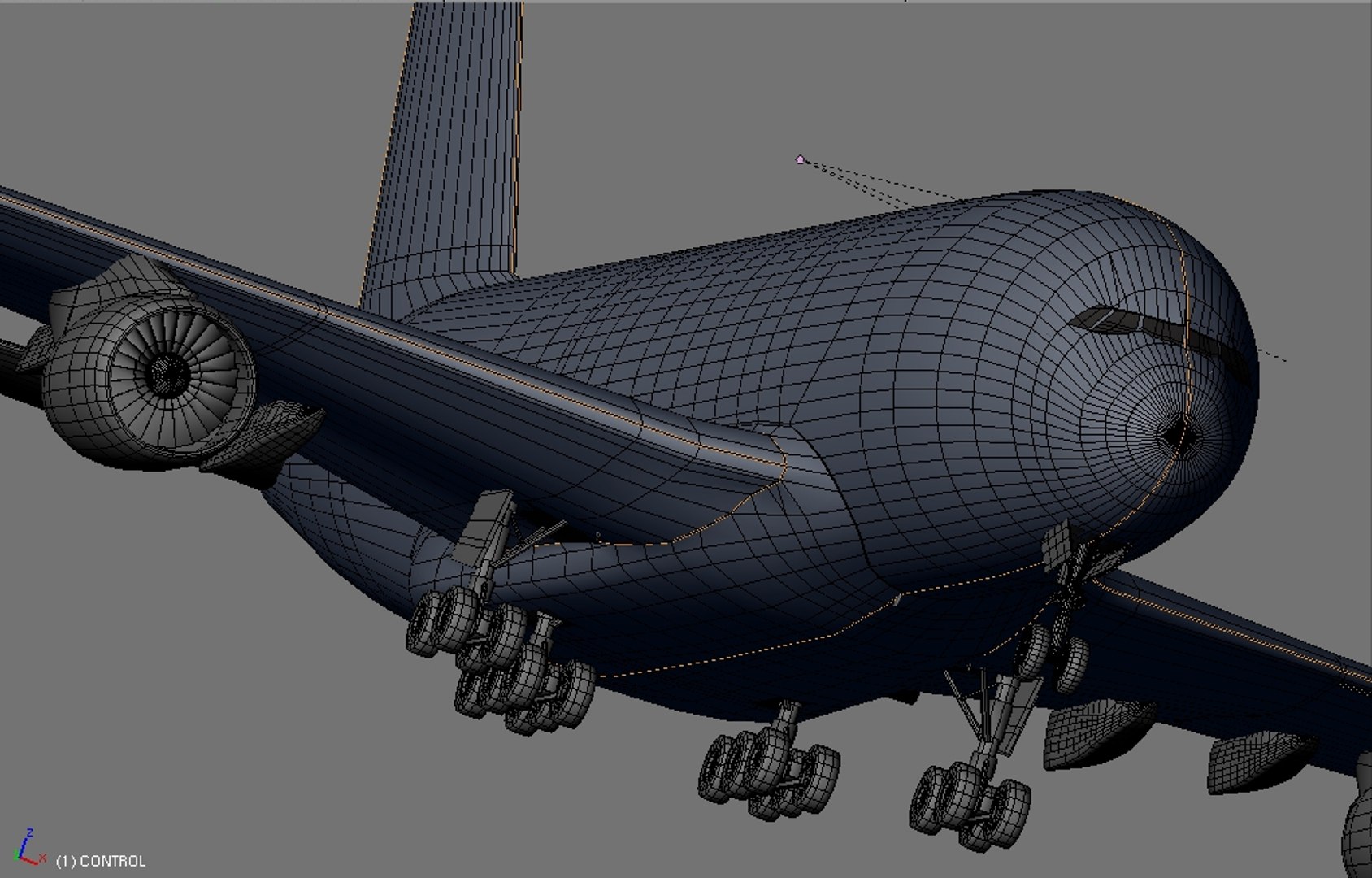 airbus a-380 color house blend