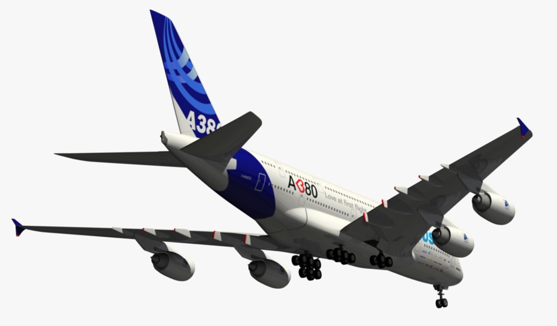 airbus a-380 color house blend