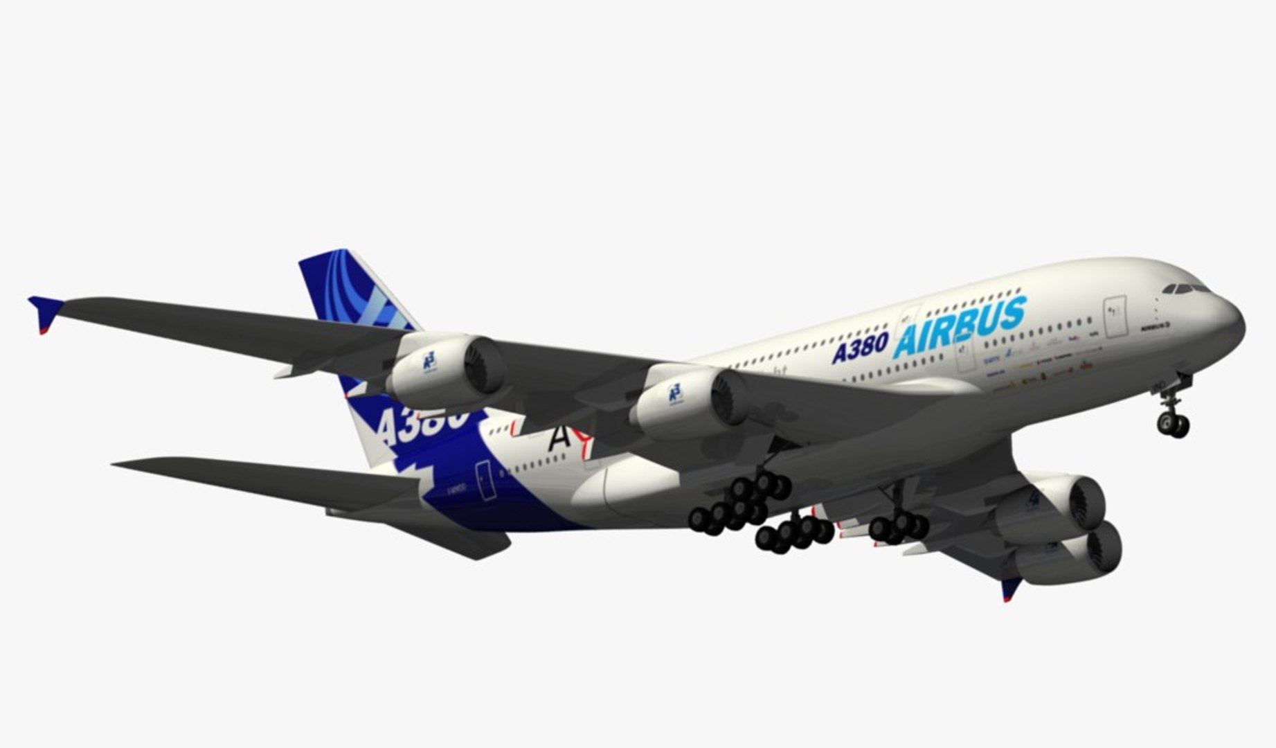 airbus a-380 color house blend