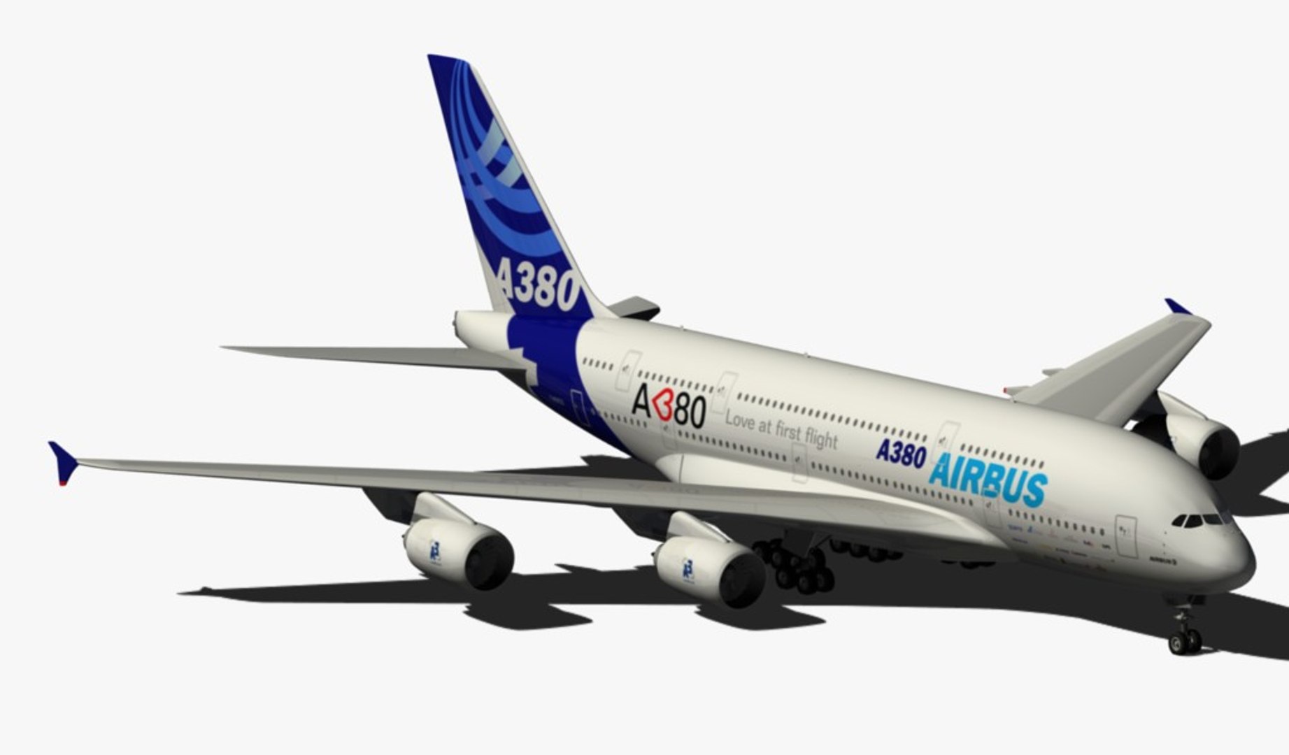 airbus a-380 color house blend