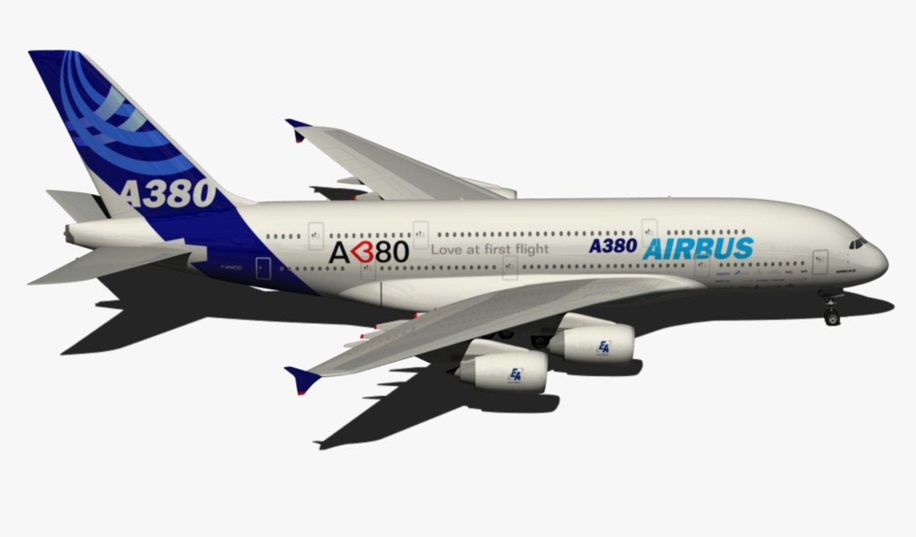 airbus a-380 color house blend