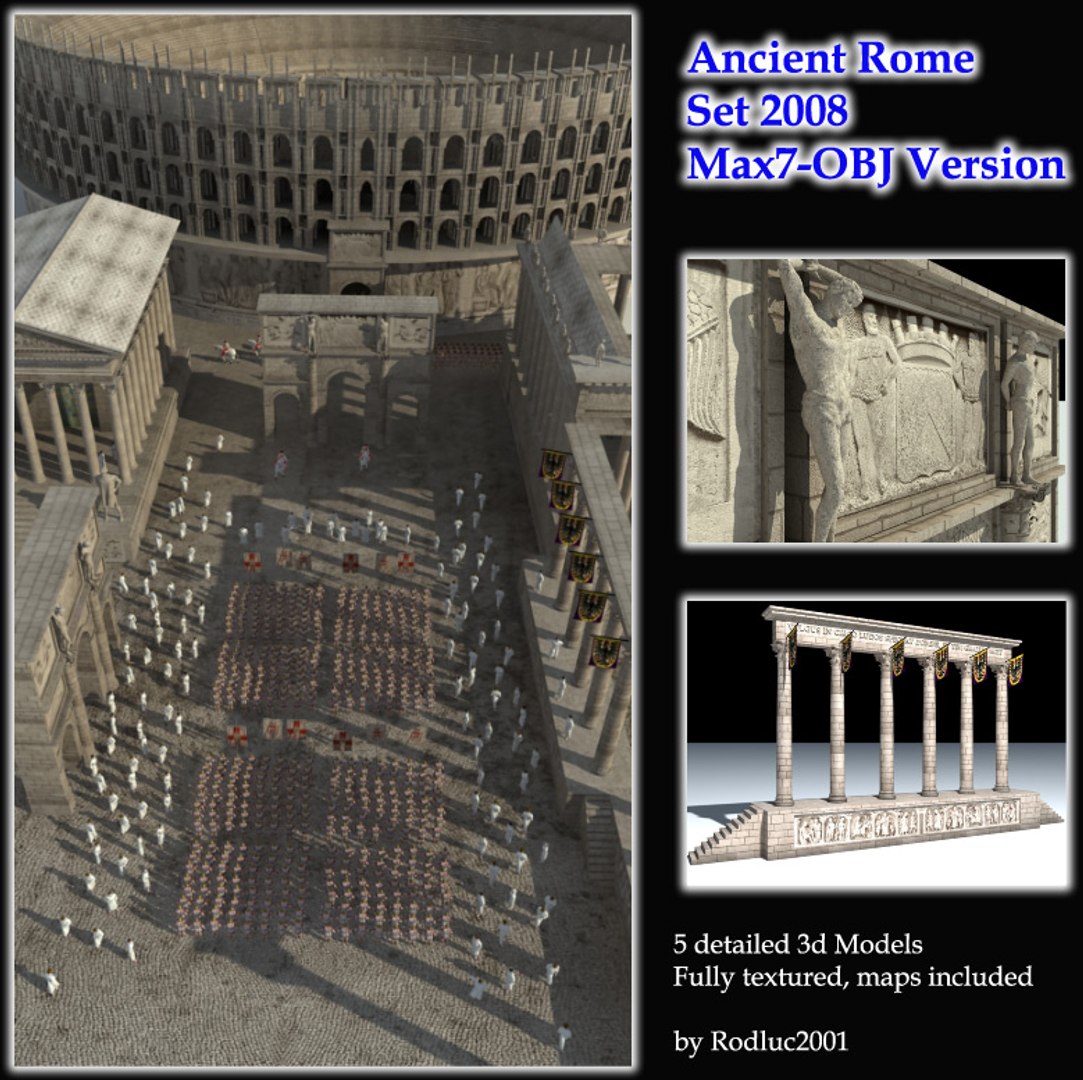 3ds Max Ancient Buildings