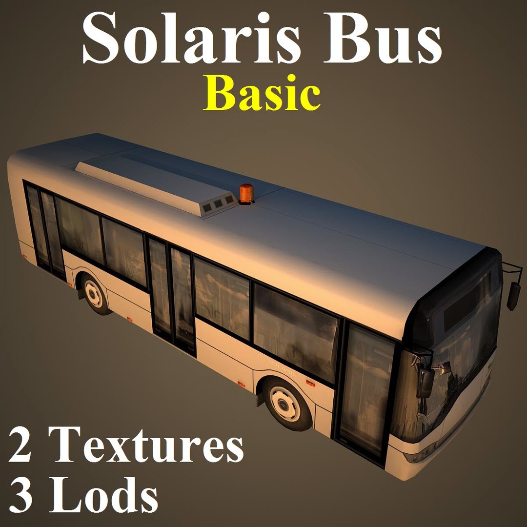 Solaris Bus Basic 3d Max