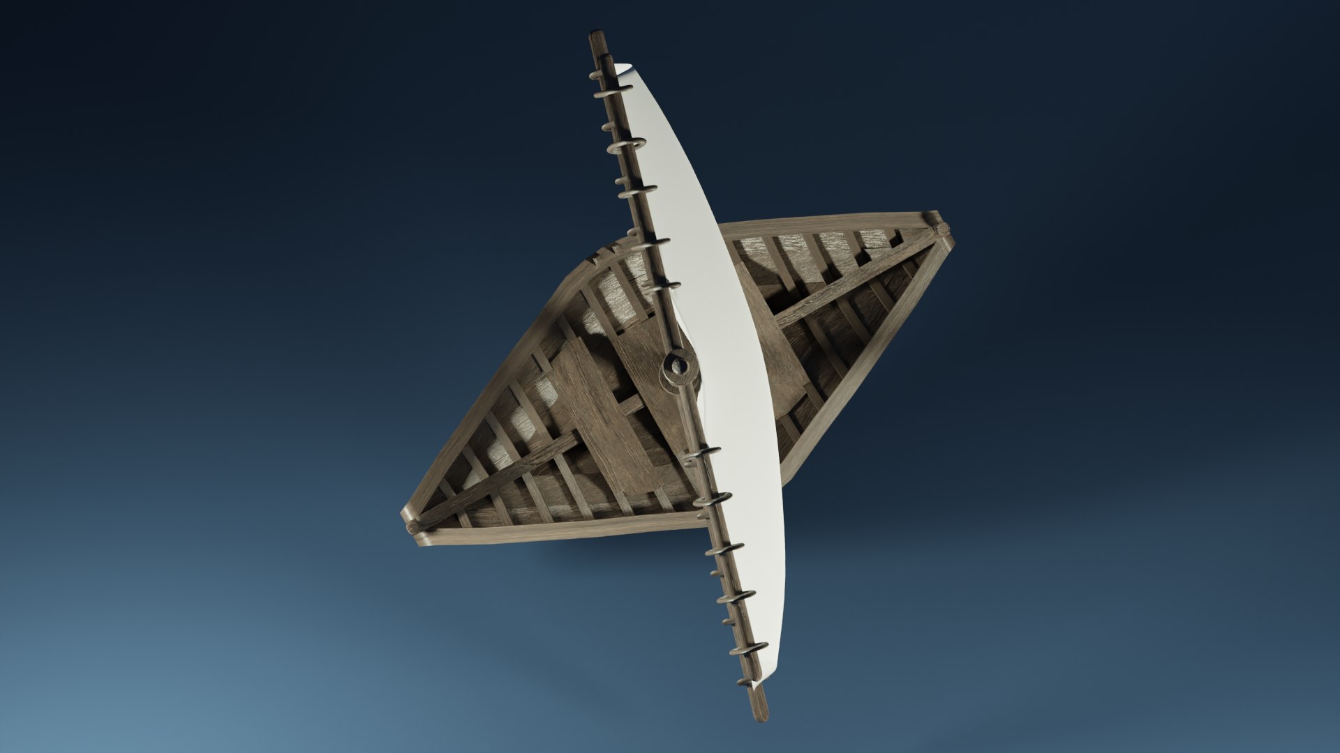 3D Model Sailboat With A Rectangle Mast - TurboSquid 1832202