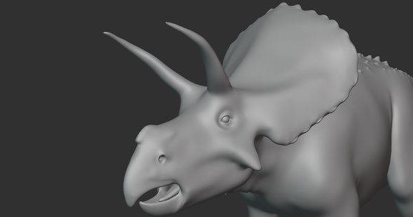 3D Diceratops Basemesh Low Poly model - TurboSquid 1993659