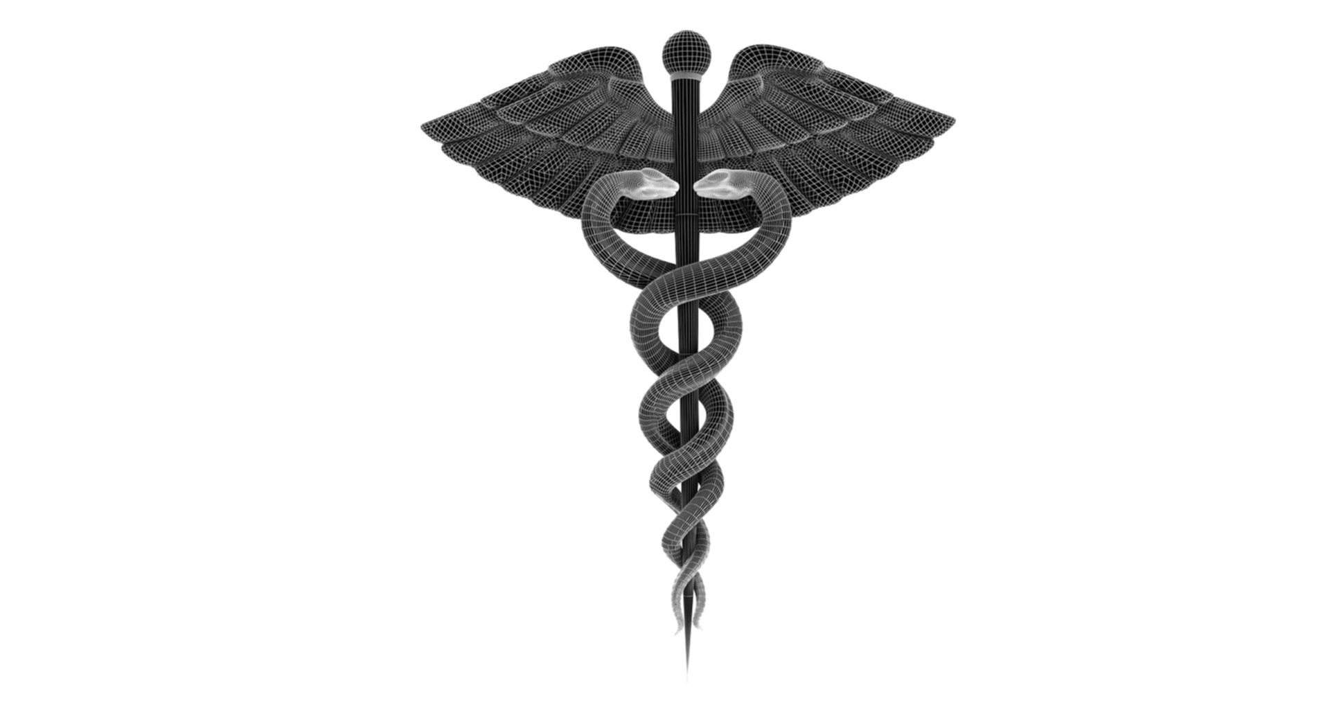 3D Model Realistic Caduceus - TurboSquid 1366067