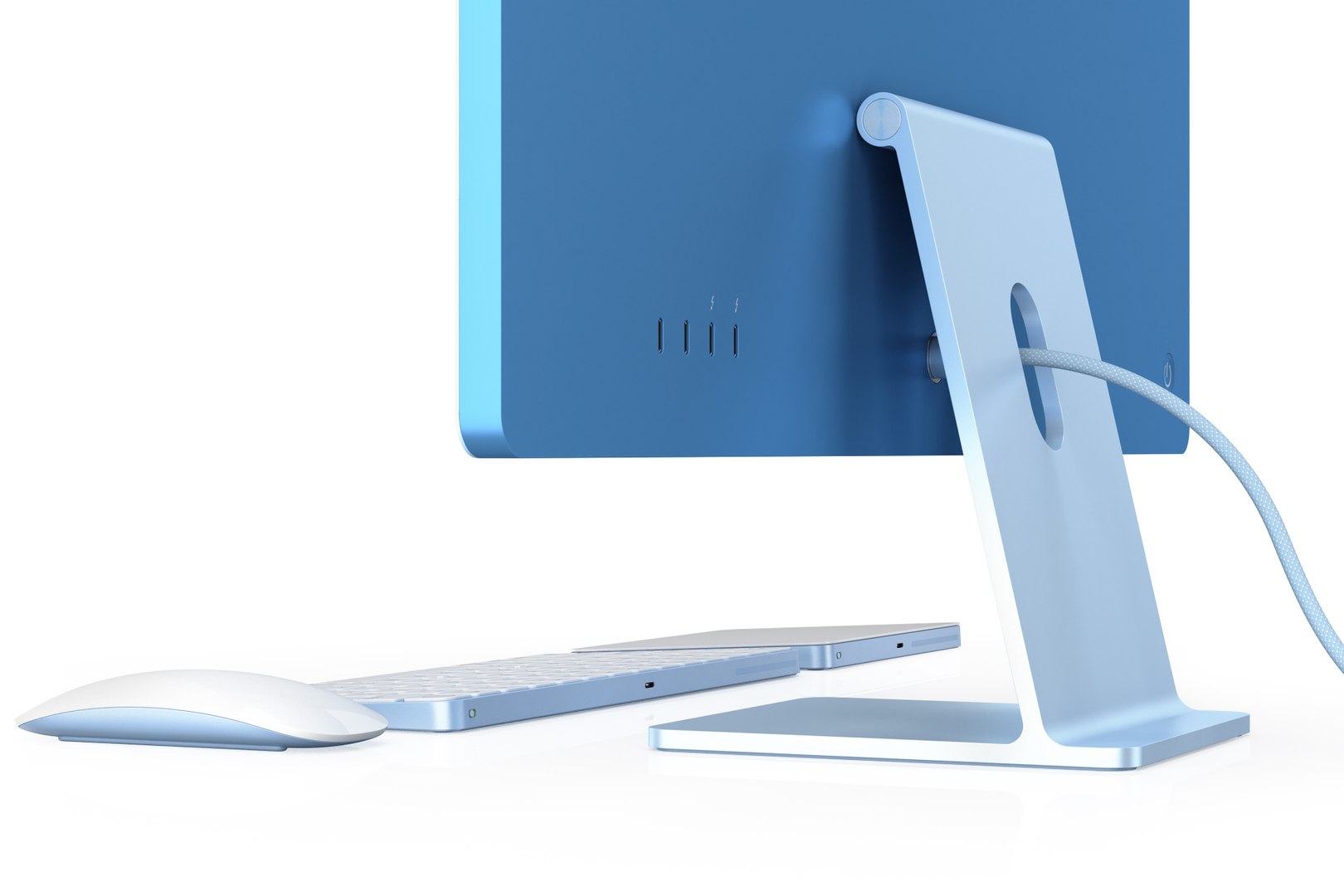 3D Model Apple IMac 24-inch M4 Set - TurboSquid 2299612