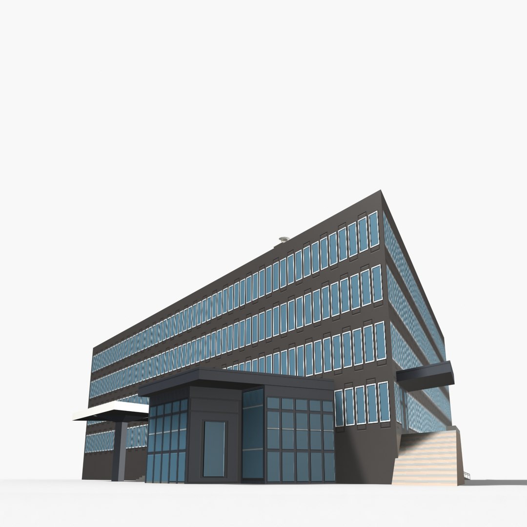 Embassy United States Oslo 3d Max
