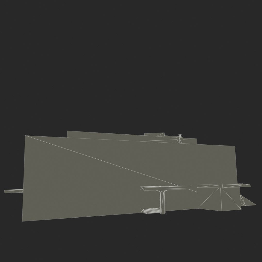 Embassy United States Oslo 3d Max